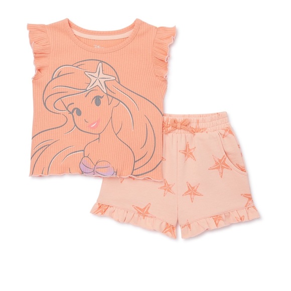 Disney | Matching Sets | Disney Little Mermaid 2 Set Lot | Poshmark